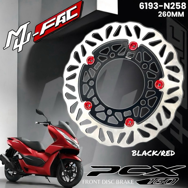 Pcx 150 Pcx 160 Floating Front Disc Disc Uk Width 260mm Mufac Pcx 150 ...
