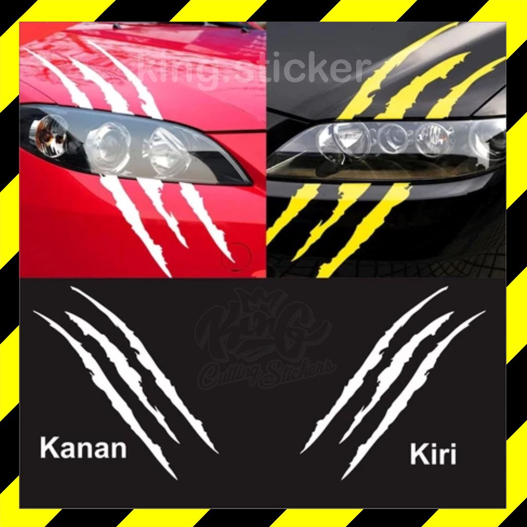 Claw stickers for nmax aerox pcx motorbike body cutting stickers, great ...