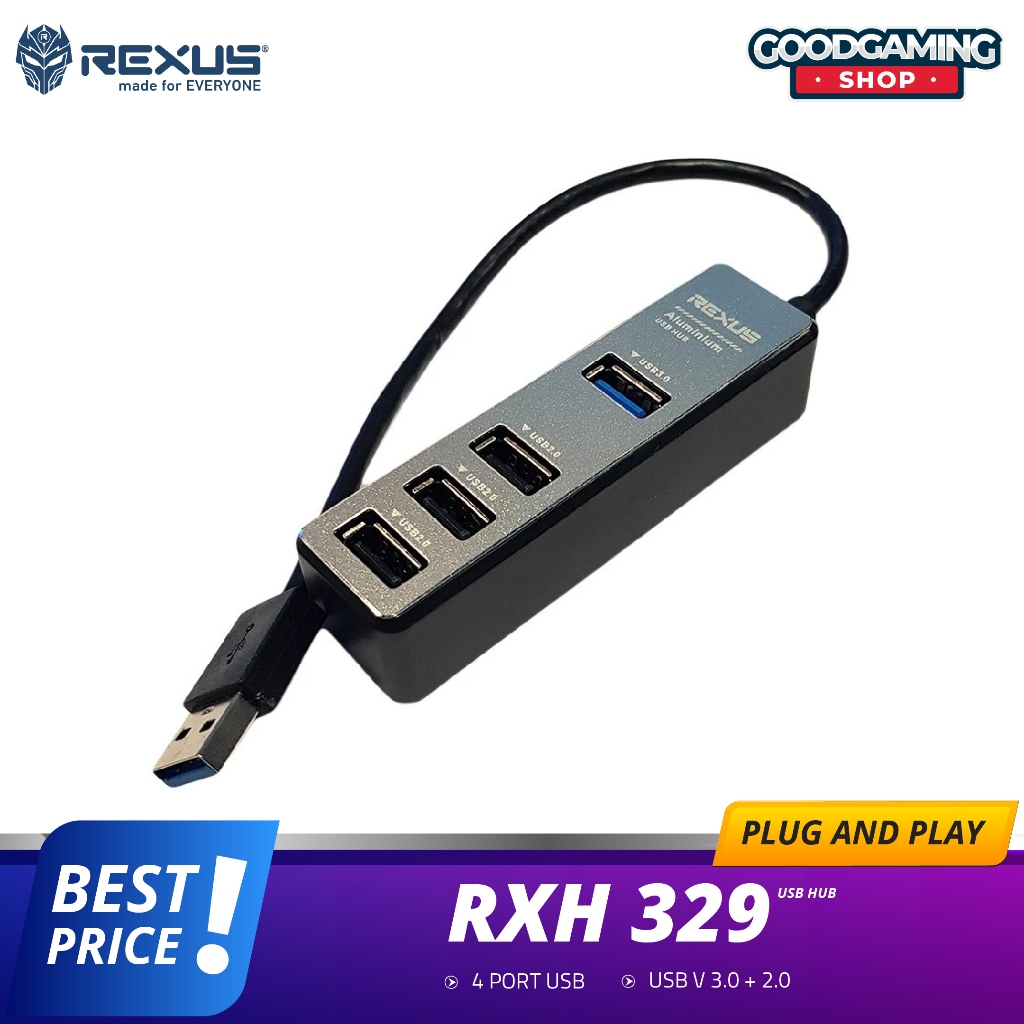 Rexus RXH 329 USB HUB | Shopee Philippines