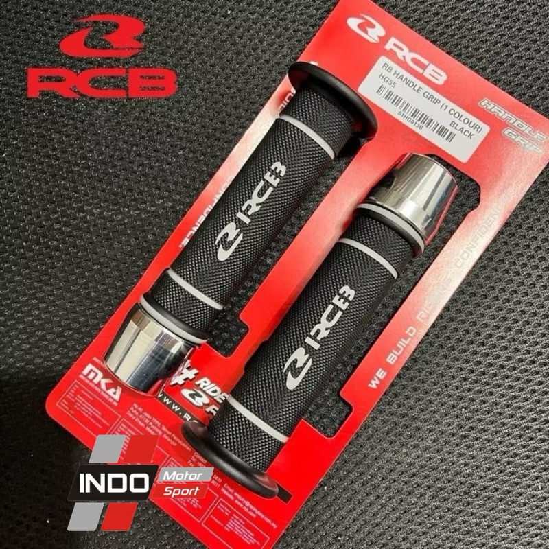 RCB ORIGINAL HANDGRIP HG55 + PCX CHROME JUMBO UNIVERSAL HANDLEBAR TRACK ...