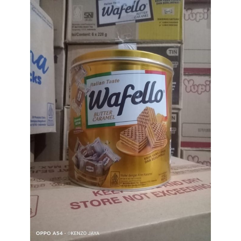 Wafello CARAMEL WAFER CAN 234gr/pcs | Shopee Philippines