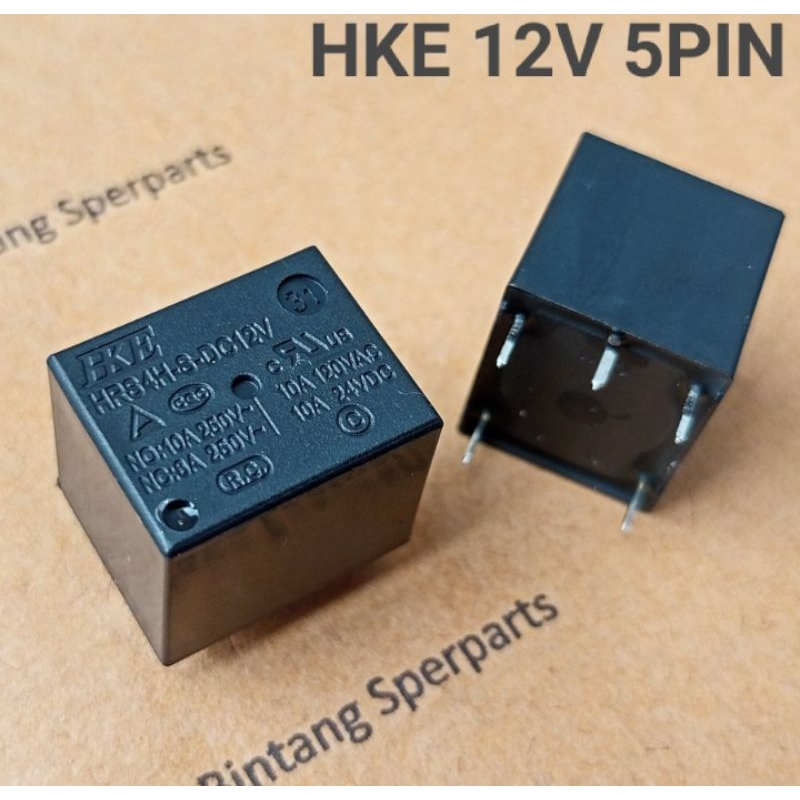 RELAY 12V 5PIN HKE RELAY HKE 12V RELAY 12V ORIGINAL | Shopee Philippines