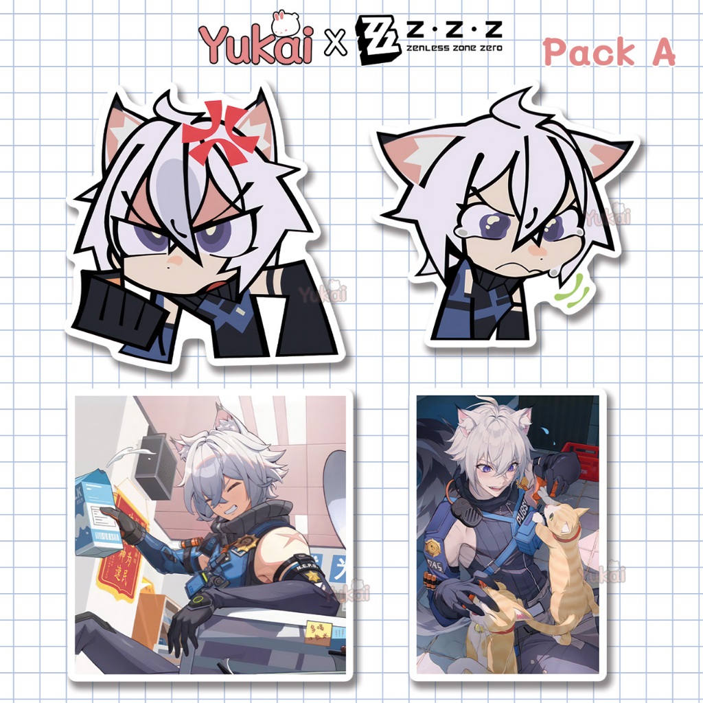 Zenless Zone Zero (ZZ) Premium Seth Stickers - Waterproof Anime Sticker ...