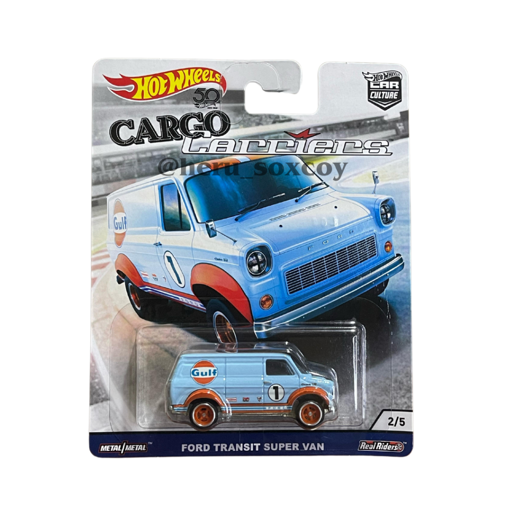 HOTWHEELS HOT WHEELS CAR CULTURE CARGO CARRIERS FORD TRANSIT SUPER FAN ...