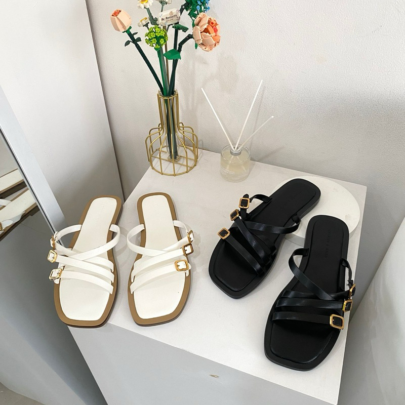 CK WOMEN'S FLAT SANDALS 627 | Shopee Philippines