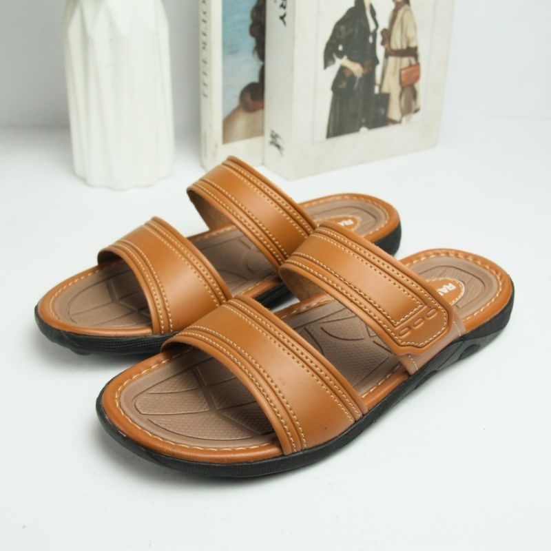 Raster Men's Leather Sandals slop Rs02 | Shopee Philippines