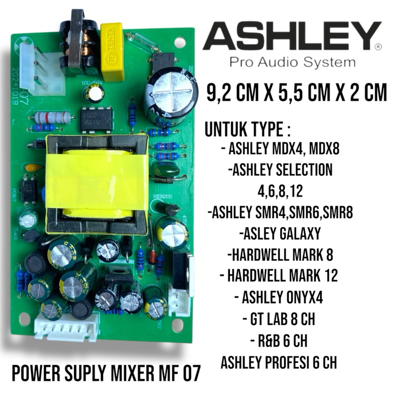 POWER SUPPLY PSU POWER SUPPLY mixer MF 07 SUPPLY regulator mixer ashley ...