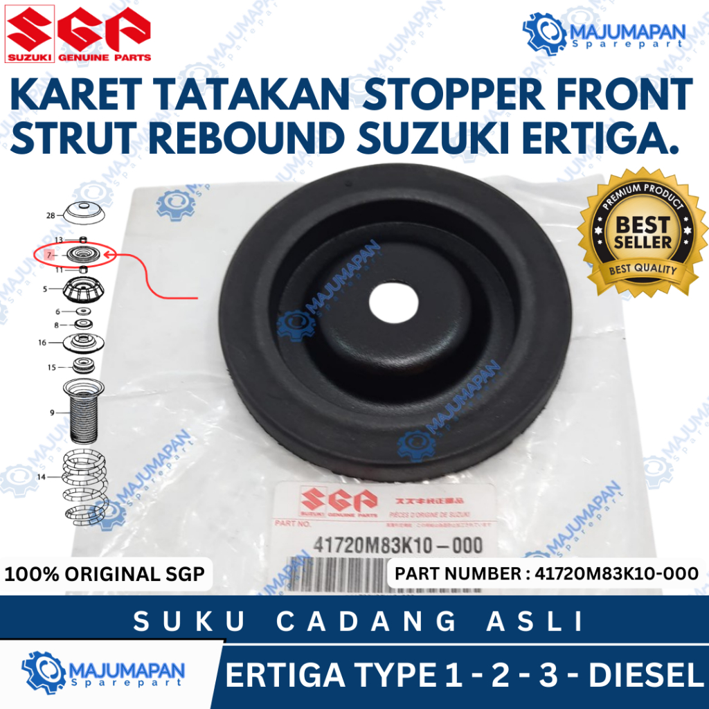 Original sgp suzuki ertiga front strut rebound stopper rubber. | Shopee ...