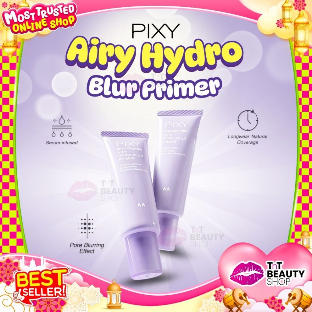 PIXY Airy Hydra Blur Primer 20ml Filter Free | TnT Beauty Shop | Shopee ...
