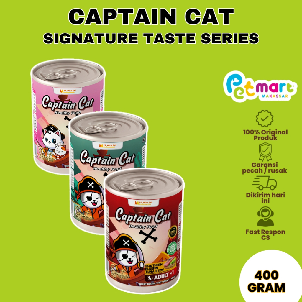 Captain Cat Signature Taste Series Adult Kitten Cat Wet Food Canned ...