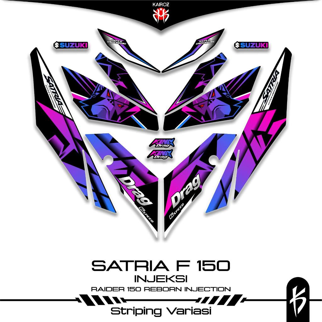 Striping Suzuki Satria F150 Injection Sku 35 Sticker Raider R 150 ...
