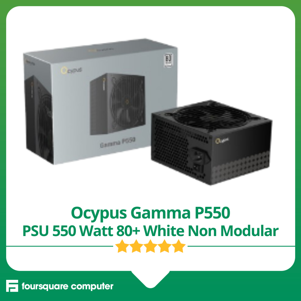 Ocypus P550 Power Supply PSU 550 Watt 80 Plus 230V EU White | Shopee ...