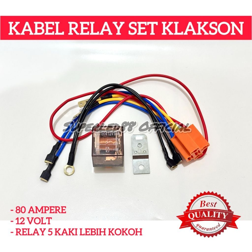 ORIGINAL CLASSKON RELAY CABLE SET PACKAGE 12V 80A 5 FOOT RELAY CABLE ...