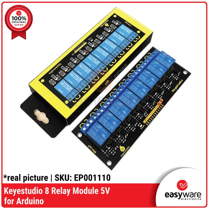 Keyestudio 8 Relay Module 5V for Arduino | Shopee Philippines