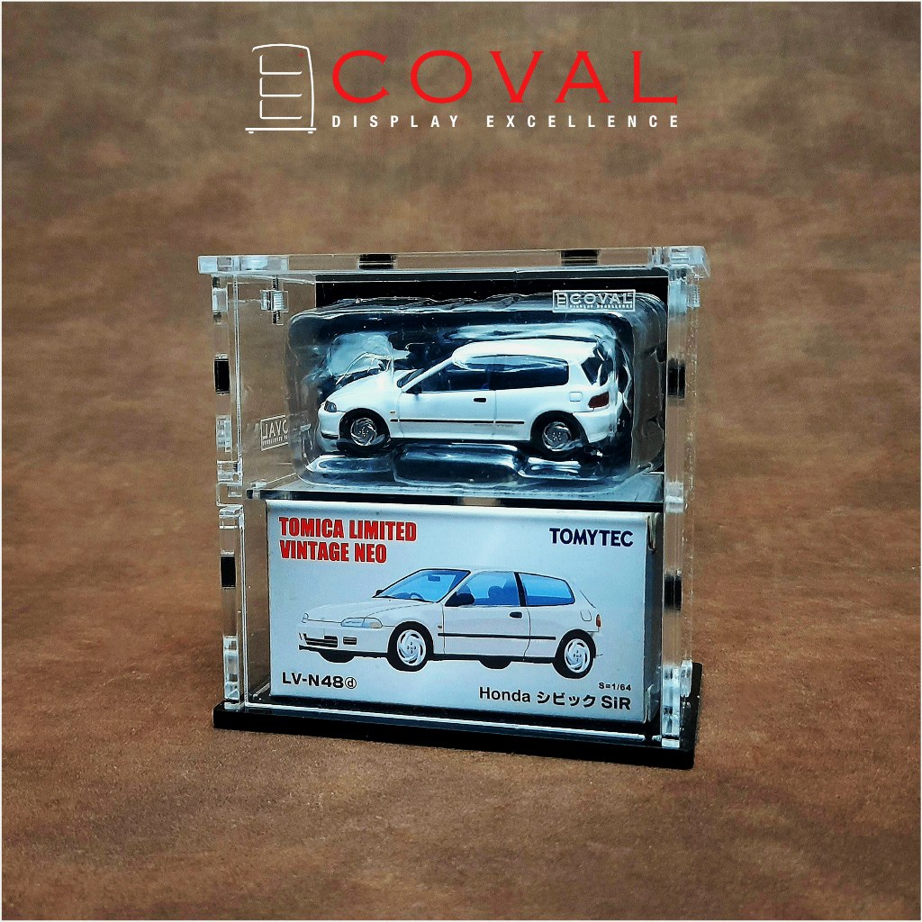 COVAL SLV-102 Acrylic Display Cabinet for Tomica Limited Vintage TLV 1: ...