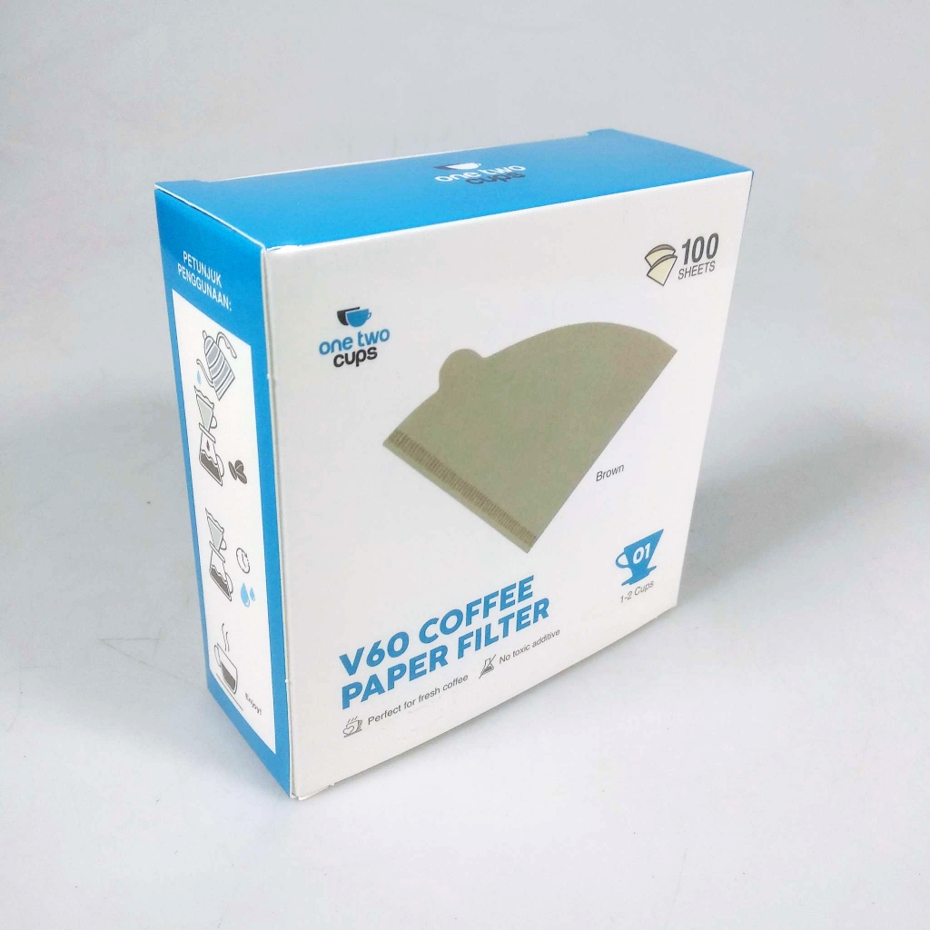 Coffee Filter Paper Filter Paper V60 Coffee Drip Paper - BROWN | Shopee ...