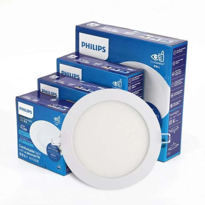 Philips LED Downlight DL 252 - LED Downlight Ceiling Lamp SUPER THIN 4 ...