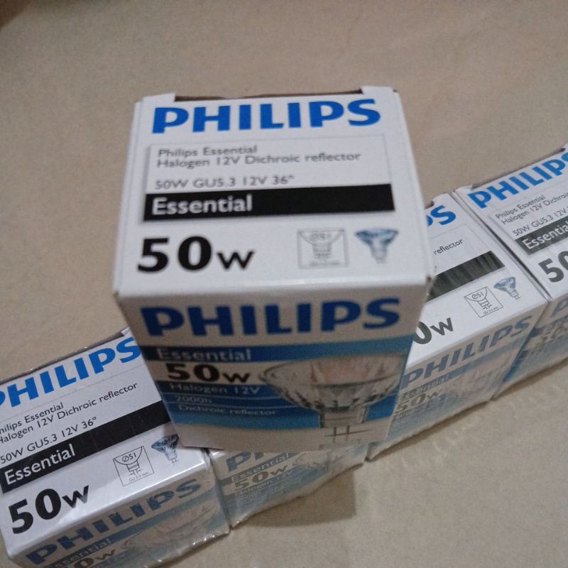 Philips Halogen bowl lamp 12 Volt 50 Watt 12V 50W philip | Shopee ...