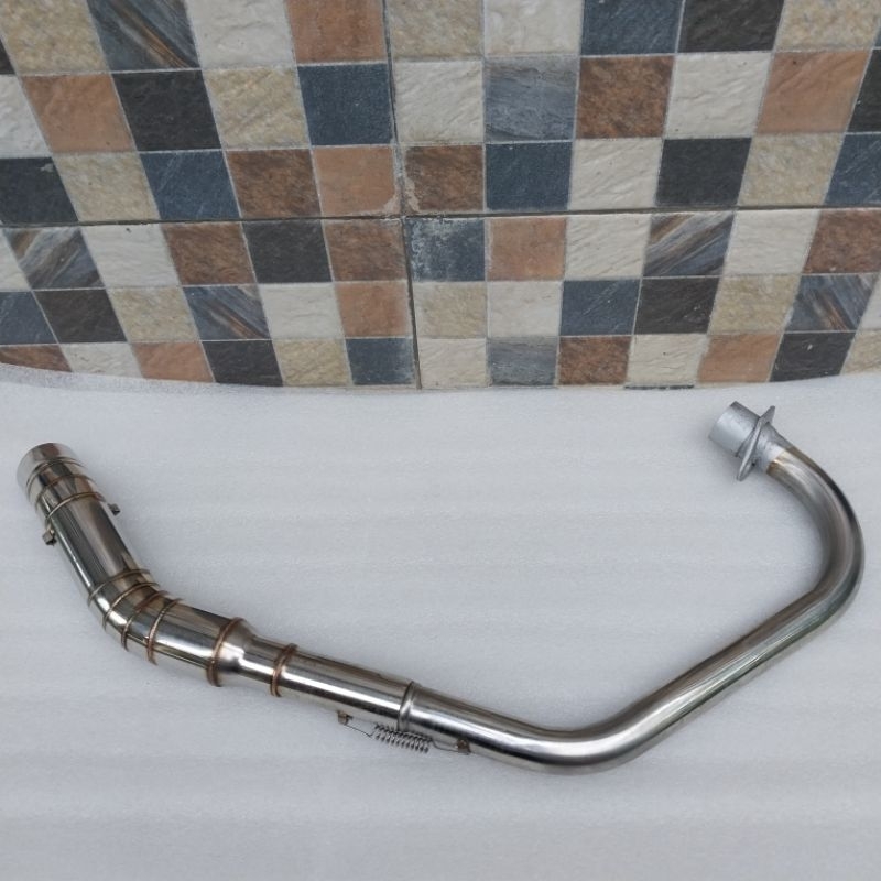 Big elbow stainless pipe 51mm for Tmx 125/155 Tmx 150 Supremo Rusi tc ...