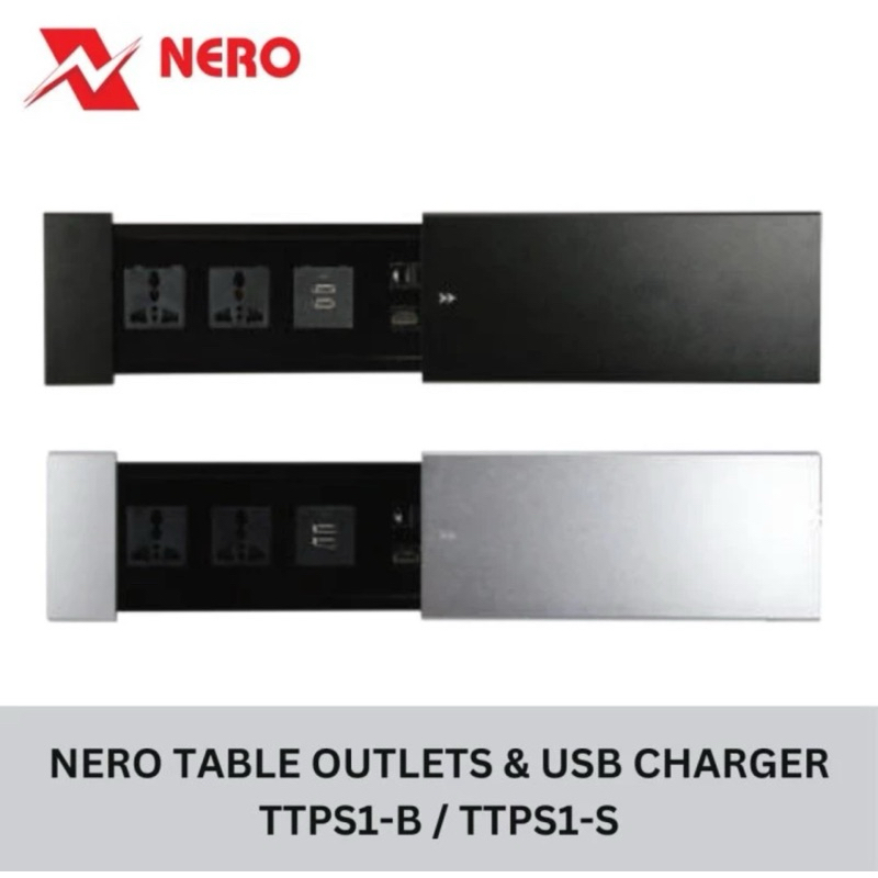 Nero Table Top Power Socket / Nero Table Socket | Shopee Philippines
