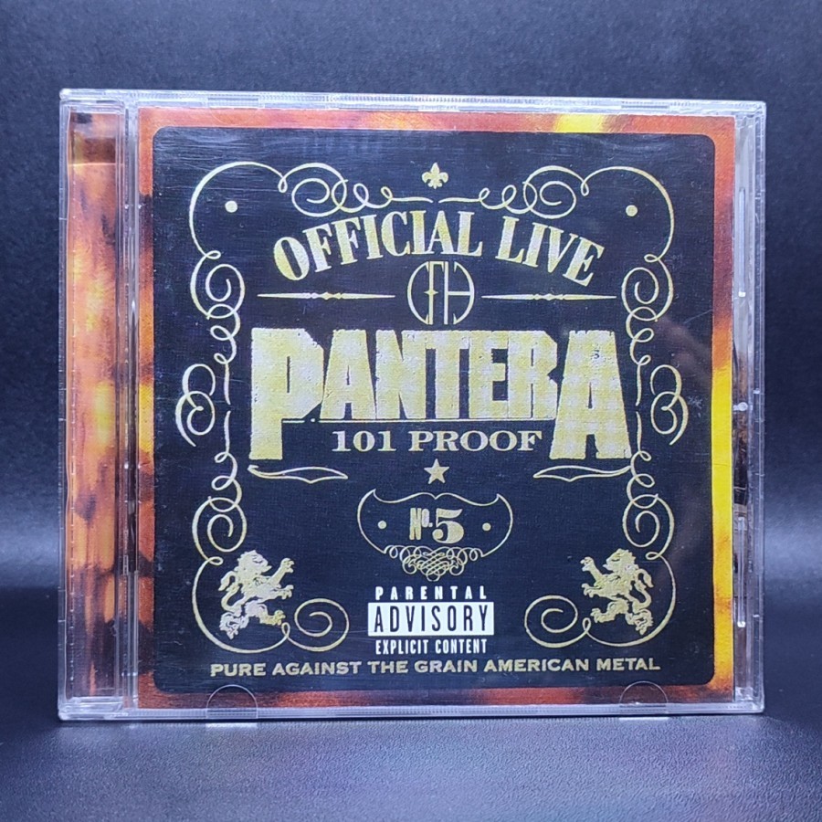 CD PANTERA - OFFICIAL LIVE 101 PROOF IMPORT (ORIGINAL CD) | Shopee ...