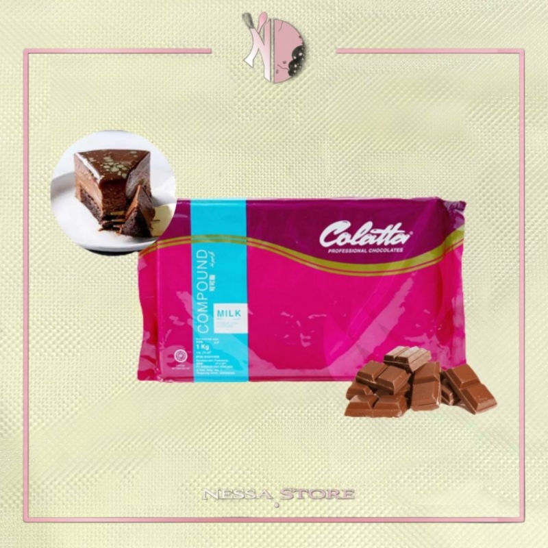 Colatta Compound MILK Chocolate 1kg / MILK Chocolate Bar (1kg) | Shopee ...