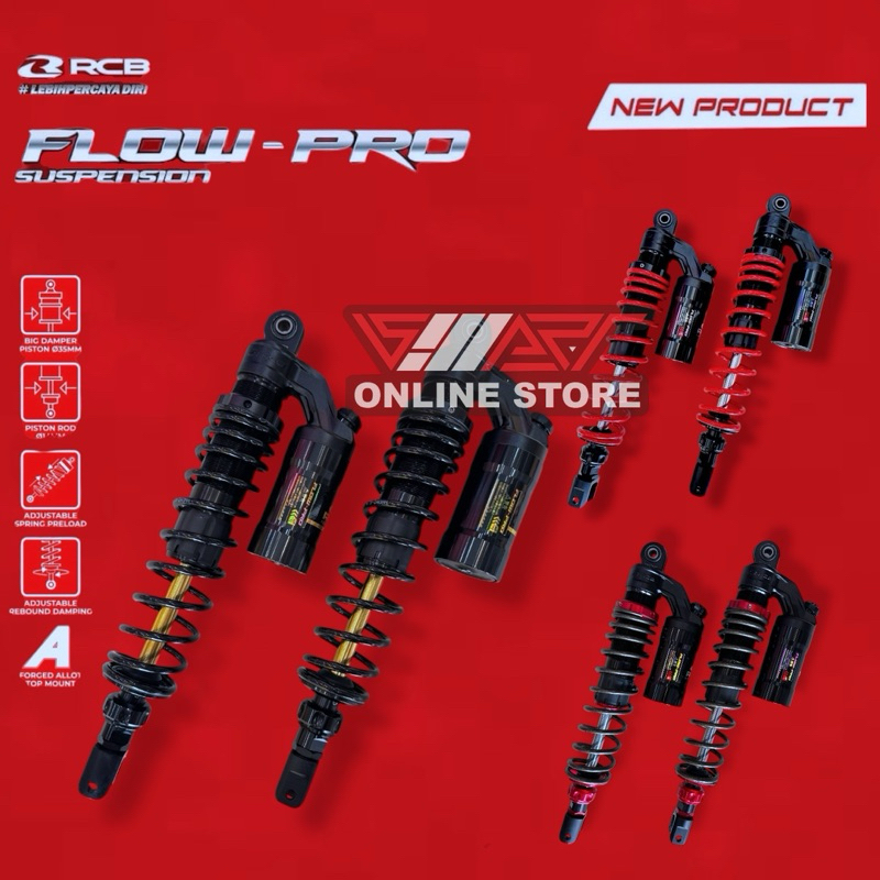 RCB FLOW PRO 395 MM SHOCK HONDA ADV 160 | Shopee Philippines