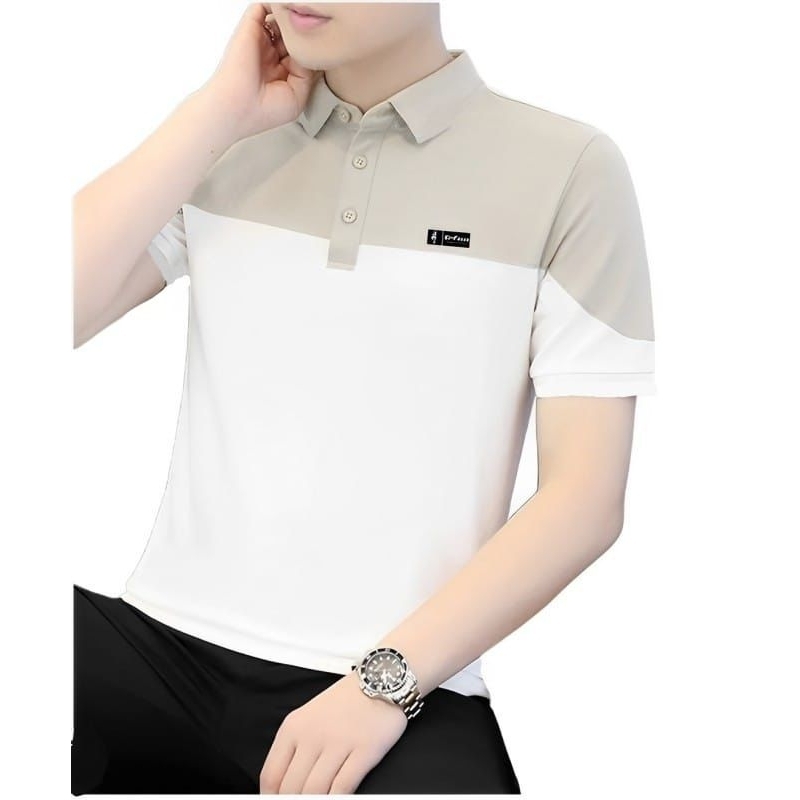 Special Men's Special Polo Shirt Combination with Korean Collar Short ...