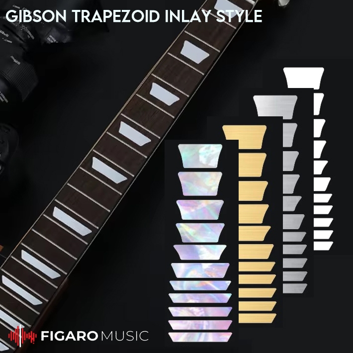 Sticker Inlay Fret Trapezoid Guitar Model Guitar Gibson Lespaul Sg ...