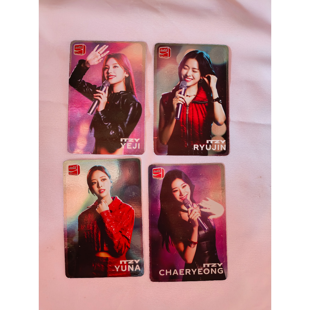 Photocard/pc ITZY X COCA-COLA K-WAVE LIMITED EDITION | Shopee Philippines