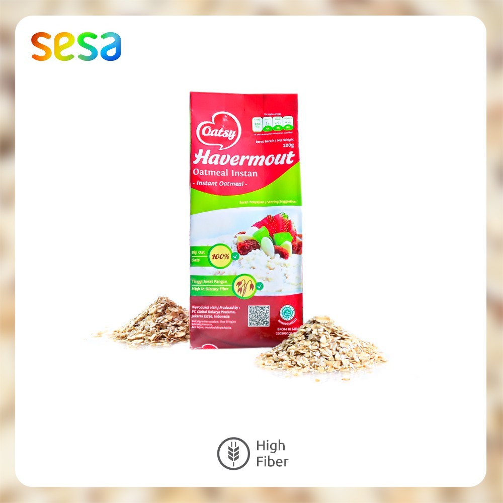 Oatsy Instant Oatmeal 200gr - Source of Carbohydrate Breakfast Menu ...