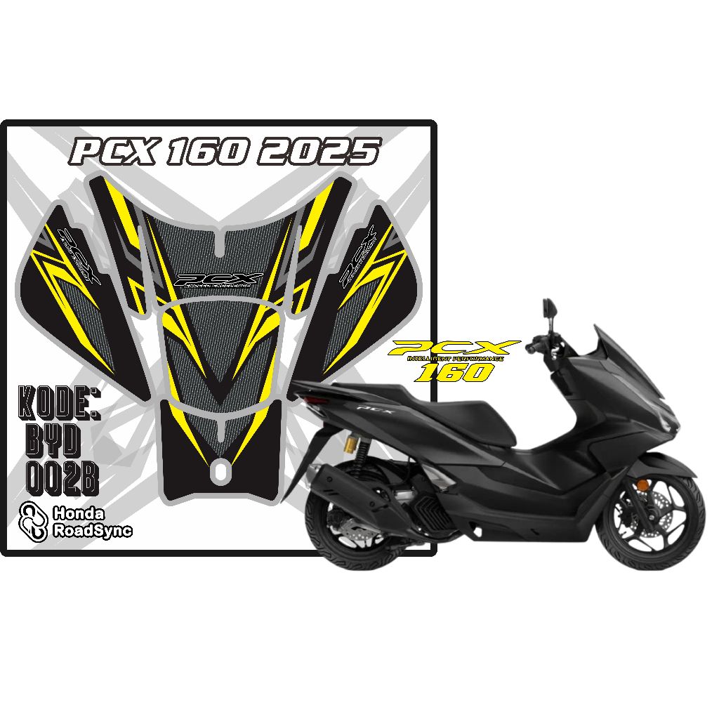 Tankpad Sidepad Sticker Set HONDA PCX 160 ALL PCX 160 Sticker Generic ...