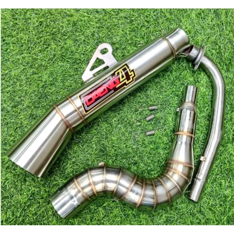 Daeng sai4 Super open canister tube type pipe for Ex5 Wave 100/110 Wave ...
