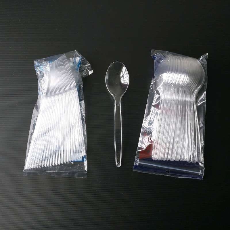 KCS Clear Long Plastic Tablespoons (25 pcs) | Shopee Philippines