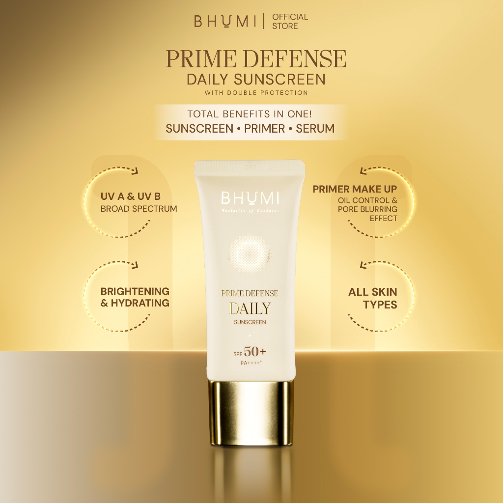 Bhumi Prime Defense Daily Sunscreen 50 gr | Shopee Philippines