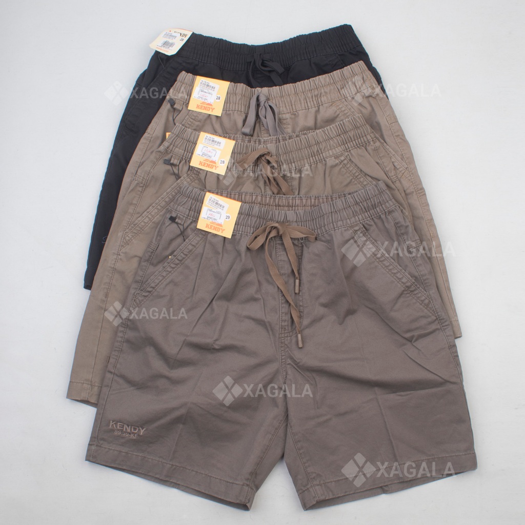 KENDY MEN'S SHORTS WITH RUBBER WAIST, ADULT MEN'S SHORTS | Shopee ...