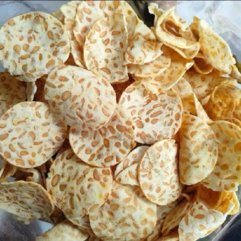 Original Sago Tempeh Chips / Mini Crispy Sago Tempeh / Crispy and ...