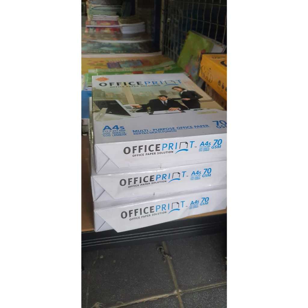 A4S 70 OFFICEPRINT HVS Paper | Shopee Philippines