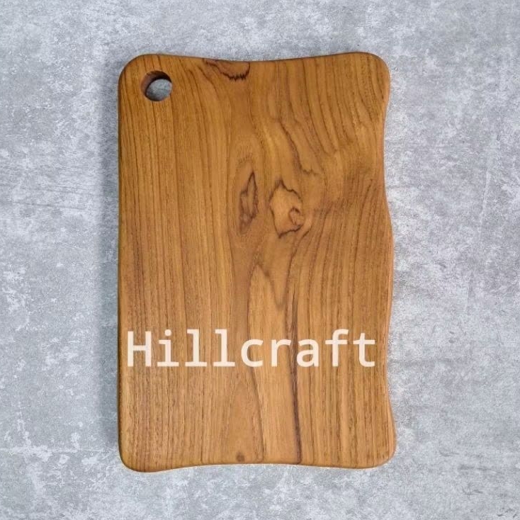 KAYU Whole solid teak wood cutting board without wave joints | Shopee ...