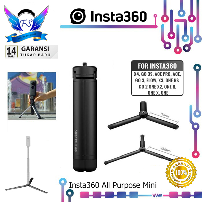 Insta360 Mini Tripod All Original Tripod for Action Camera | Shopee ...
