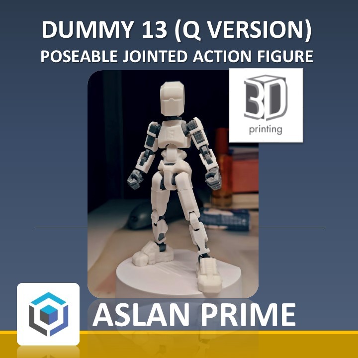 DUMMY 13 CHIBI Q VERSION JOINT POSEABLE ACTION FIGURE LUCKY TITAN 3D ...