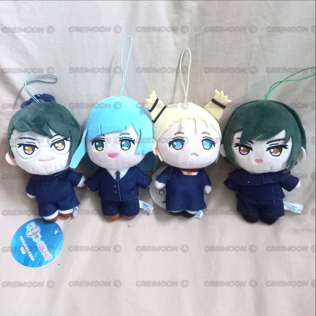 GANTUNGAN Jujutsu Kaisen Round1 Maki Mai, Miwa, Momo Anime Plush Doll ...