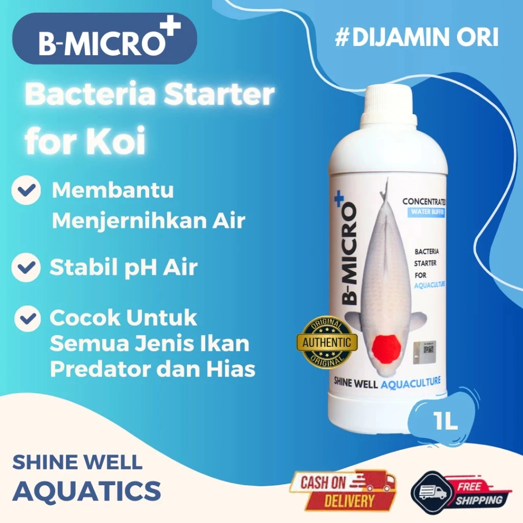 BMIKRO+ Starter Bacteria for Koi, Water Purifier and Ammonia Decomposer ...