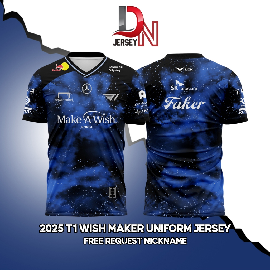 JERSEY T1 Wish Maker Uniform 2025 New LOL (free custom nickname ...