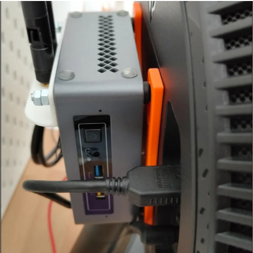 3D Monitor Stand Bracket Vesa 100 x 100 Intel Nuc NUC6CAY | Shopee ...