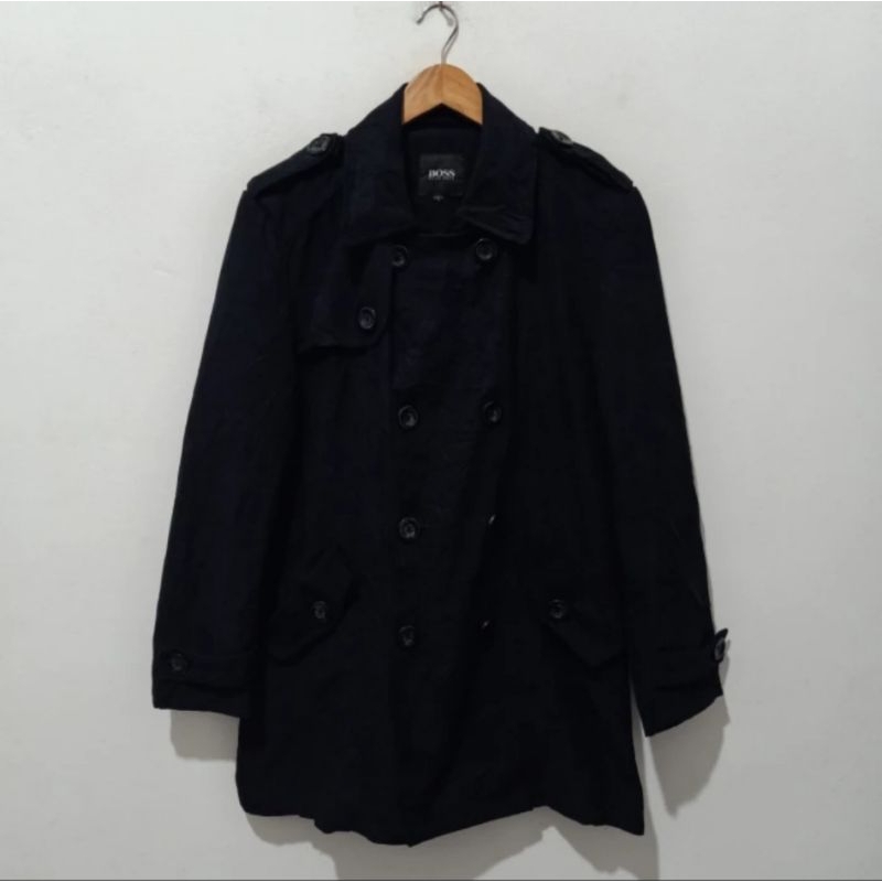 HUGO BOSS Peacoat Jacket | Shopee Philippines