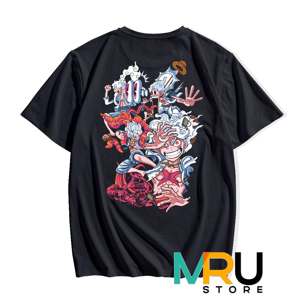 KATUN Anime One Piece Luffy GEAR 5 NIKA SUN GOD NIKA GOMO GOMO COTTON ...