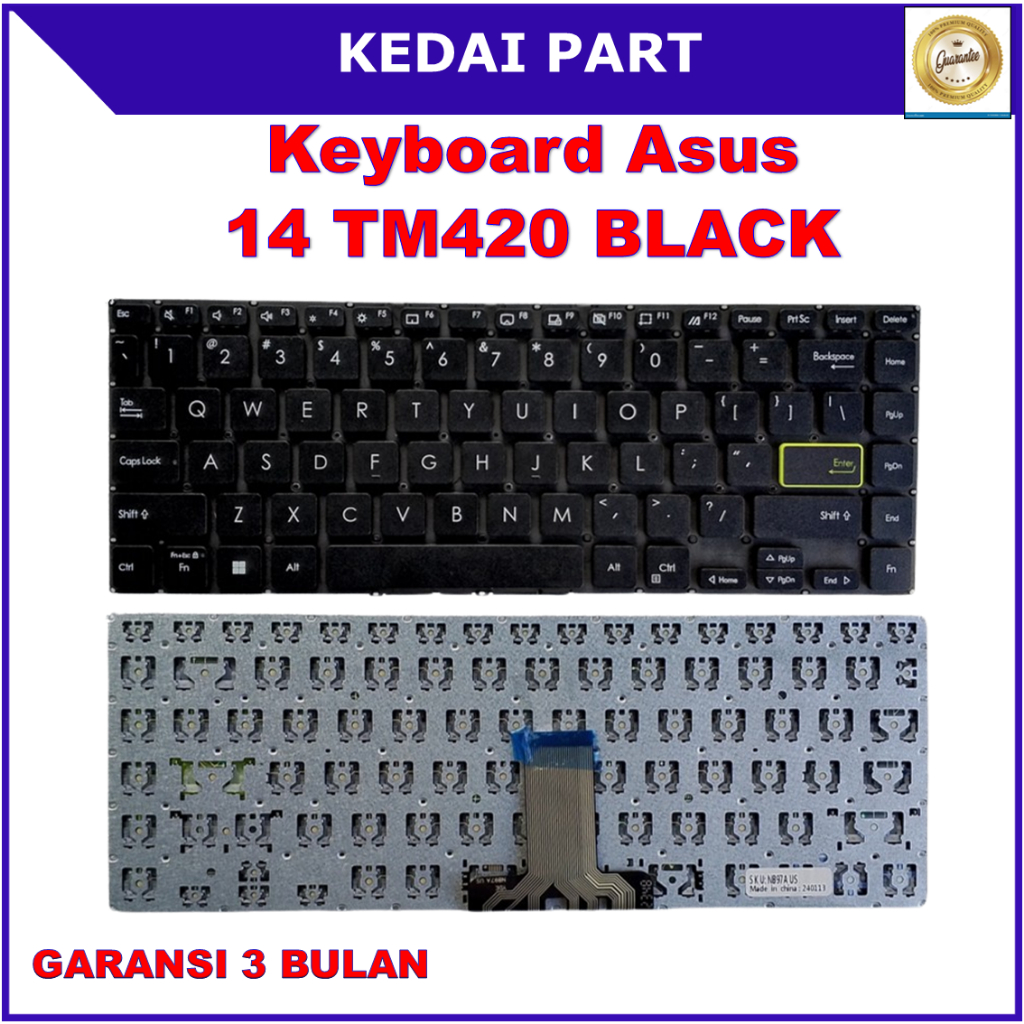 Asus Vivobook Flip 14 TM420 TM420ia TM420ua TP420 TP470EA Keyboard | Shopee Philippines