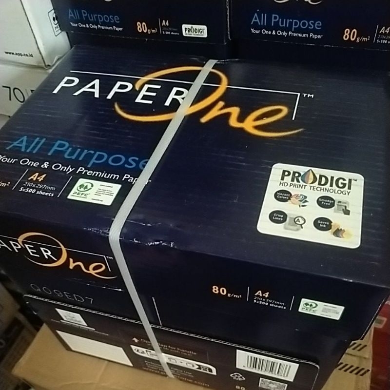 HVS paper one A4 80 g / paper one A4 80 gsm / print paper 80 gsm / copy ...
