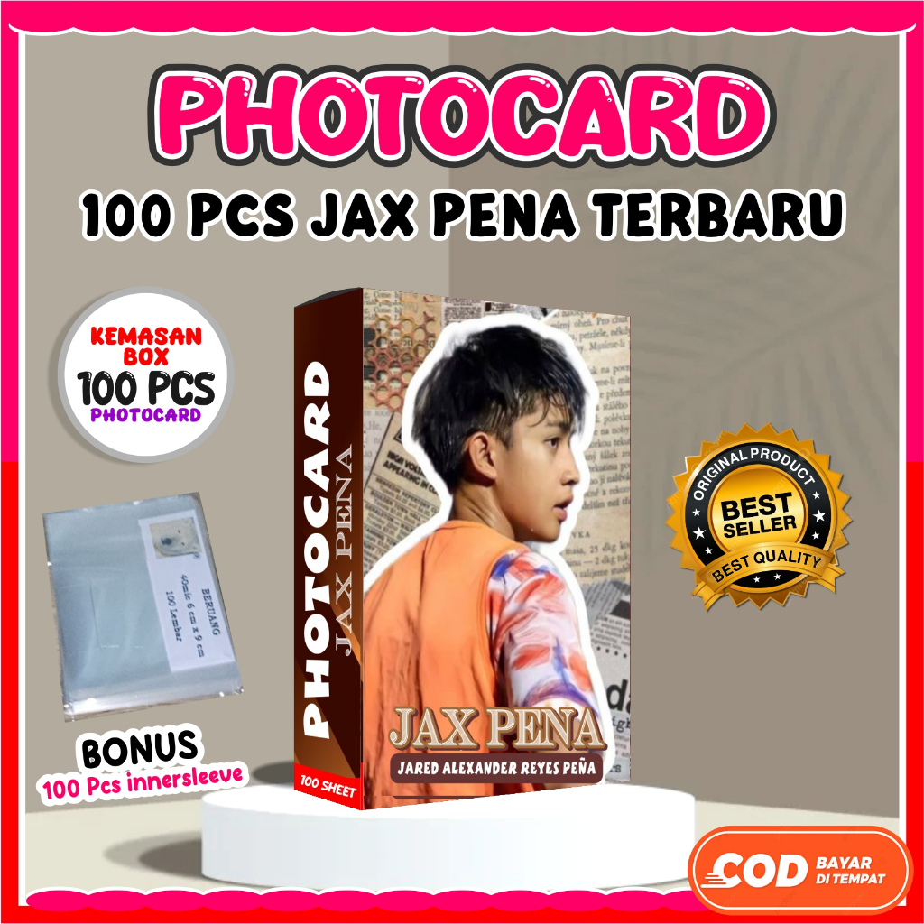 Photocard Jax Pen 100 Pcs Latest Update Innerslave Bonus - Photocard ...